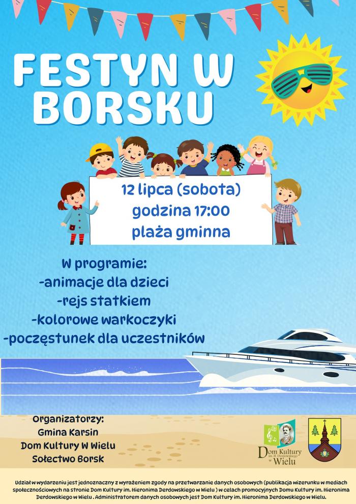 Festyn w Borsku - rodzinna zabawa na plaży - wiadomości Karsin